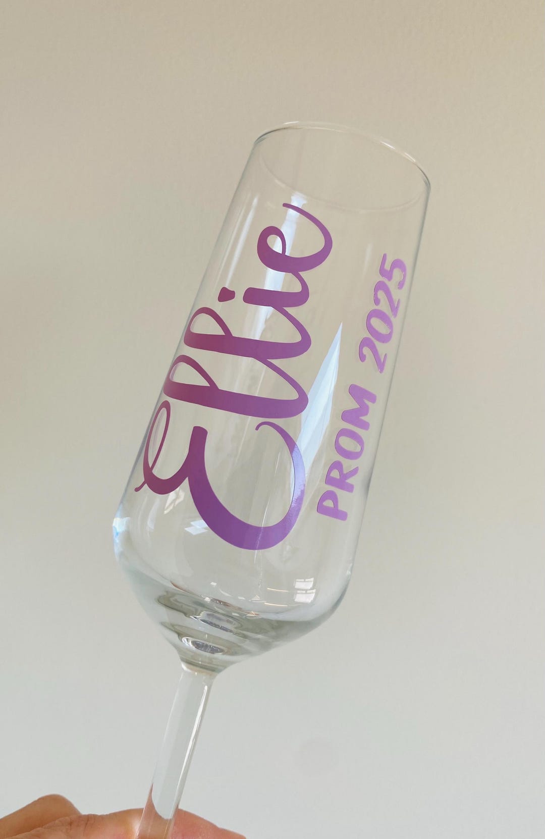 Personalised Prom Glass - Prom 2025 Glass - Prom Keepsake - Etsy UK