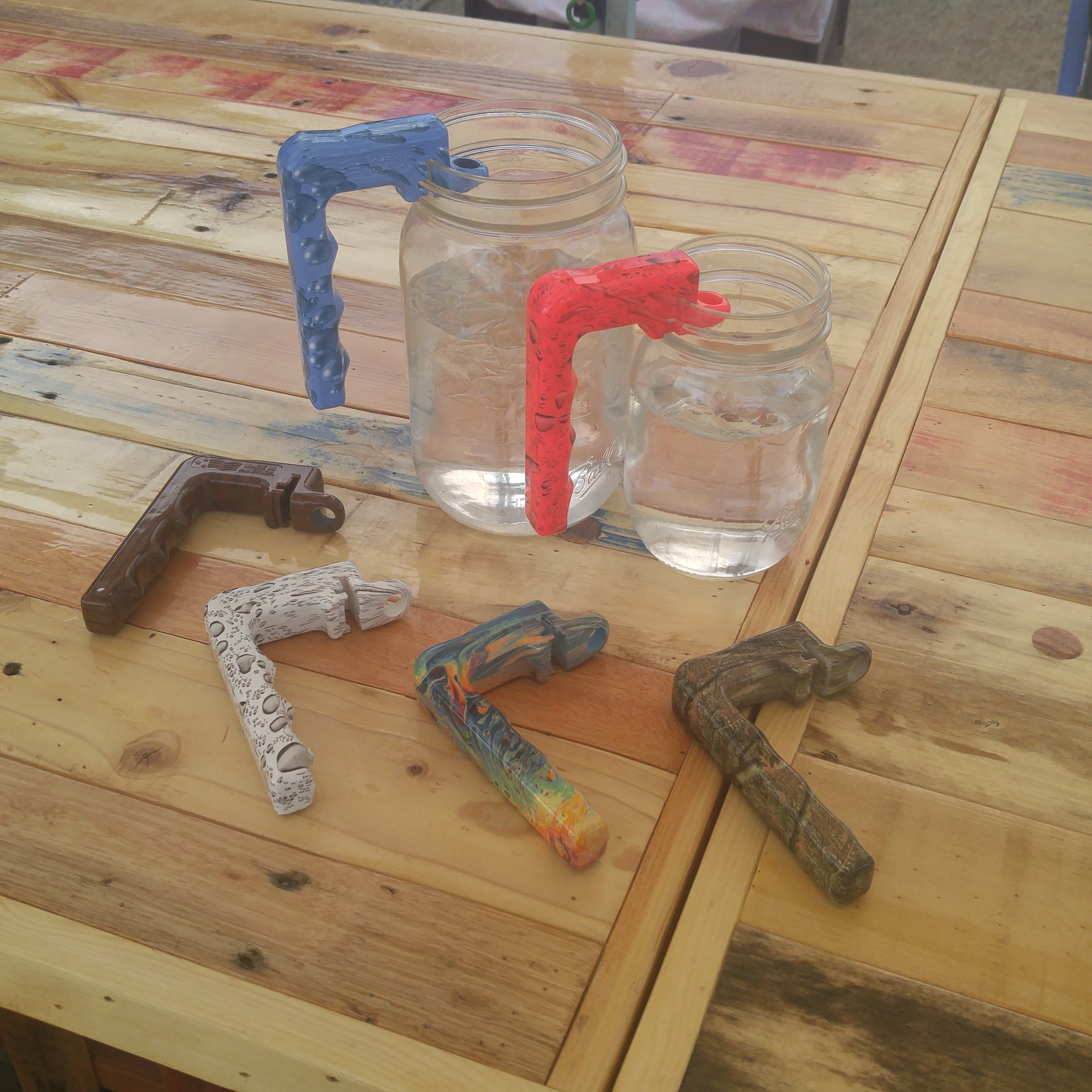 JarBar Mason Jar Handle Mason Jar Holder Removable Handle | Etsy