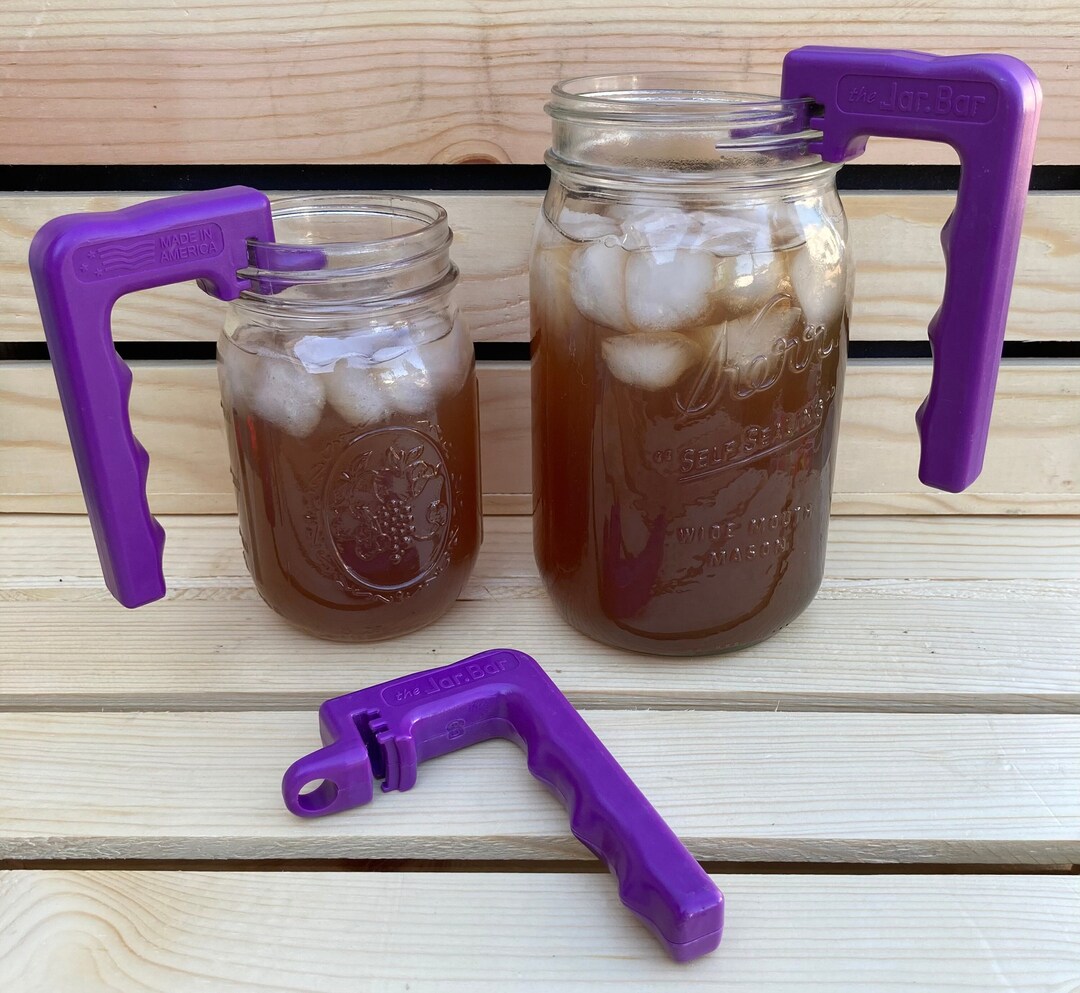 Jarbar, Mason Jar Handle, Mason Jar Holder, Removable Handle, Handle ...