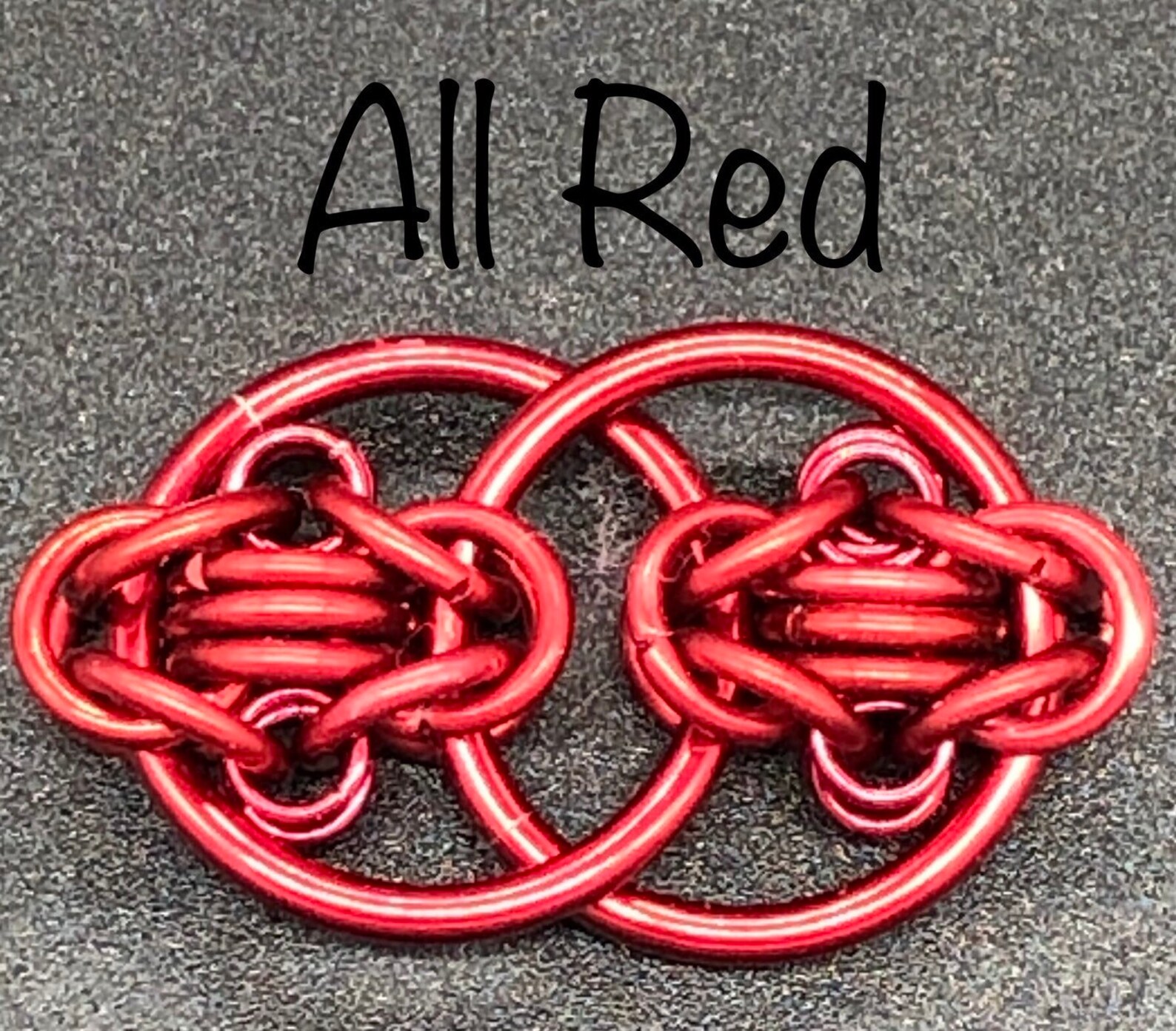 Red Chainmail Spinner Sensory Tool & Toy Fidgets | Etsy