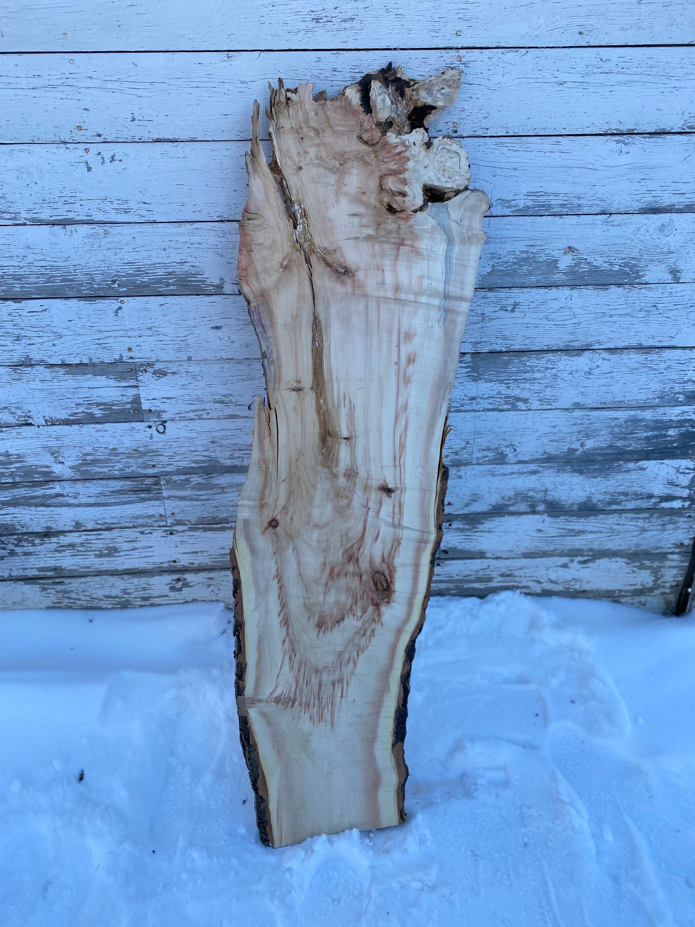 Flaming Box Elder Slab, Maple Live Edge Slab, Live Edge Slab, Box Elder ...