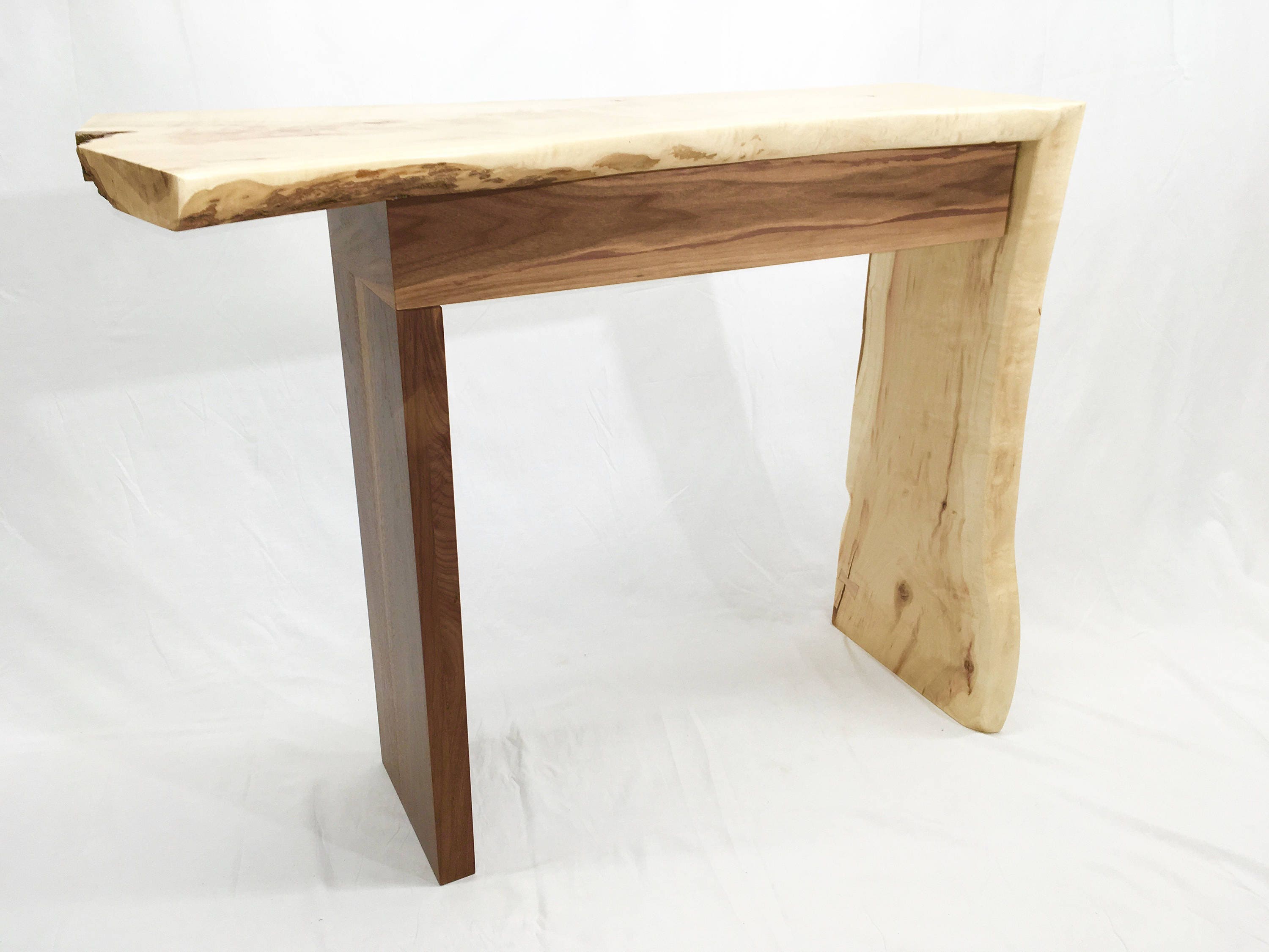 Live Edge Sofa Table, Rustic Sofa Table, Sofa Table, Rustic Console Table, Console Table ...