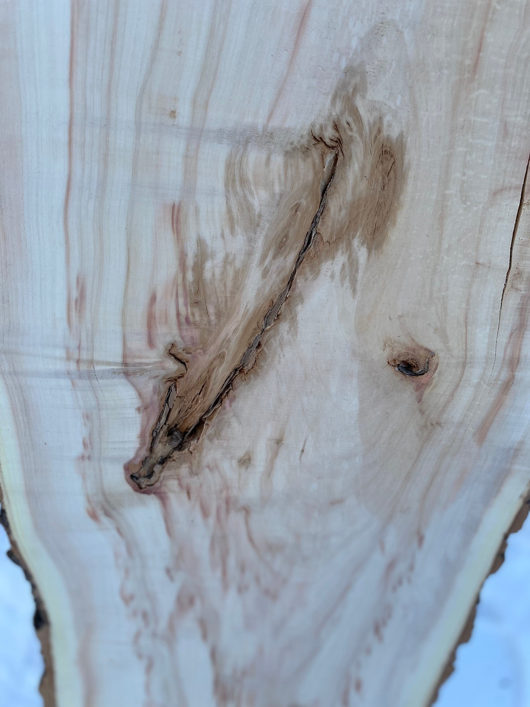 Flaming Box Elder Slab Maple Live Edge Slab Live Edge Slab | Etsy