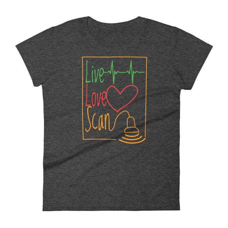 Live Love Scan T-shirt Sonographer T-shirt Ultrasound Tech - Etsy