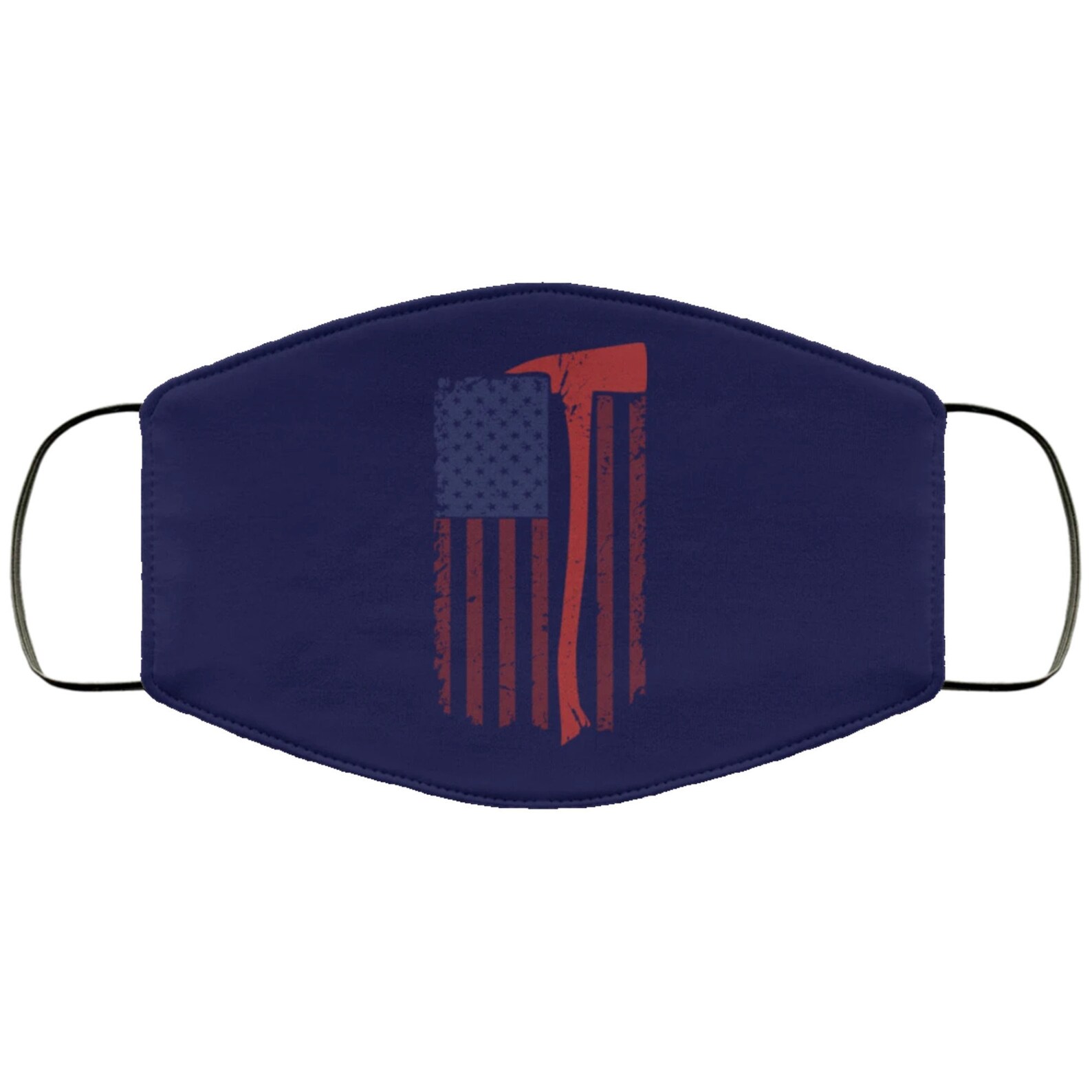 Fireman Mask / Firefighter Face Mask / Thin Red Line / - Etsy