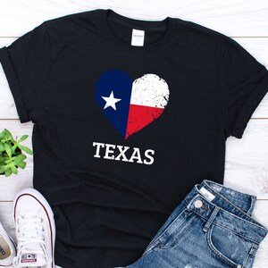 I Love Texas Home the Lone Star State Flag Pride TX Gift USA Print T ...