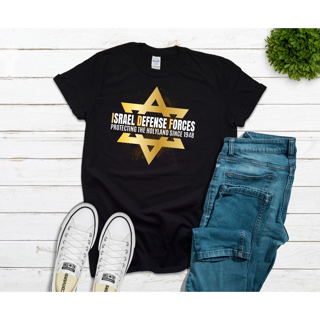 Israel Defense Force IDF Jewish Star Gifts Graphic Unisex T-shirt - Etsy