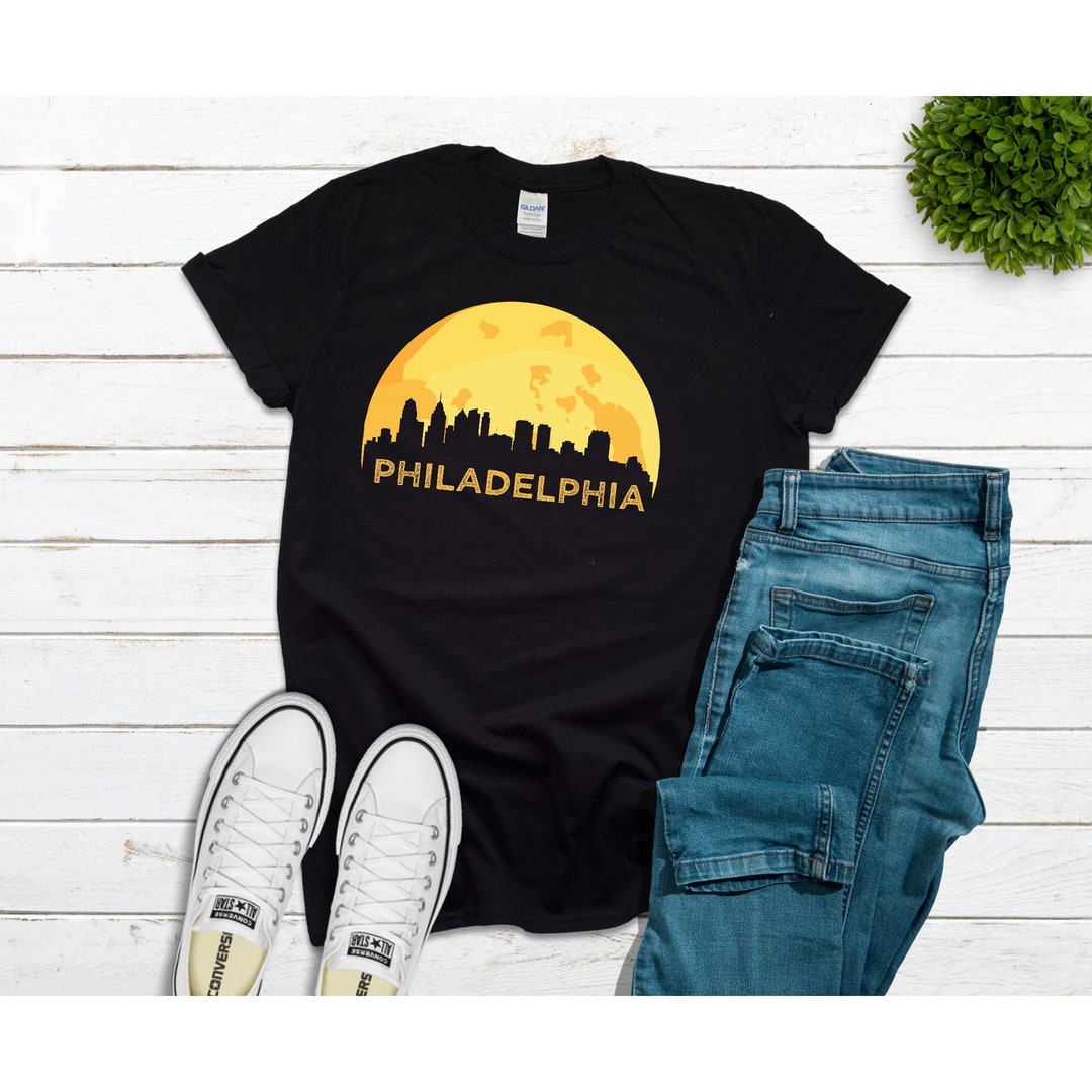 City of Philly Souvenir Philadelphia Pennsylvania Skyline Print - Etsy