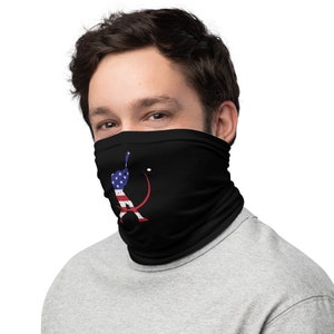 Baseball Hitter American Flag Patriotic Baseball Player Face Mask ...
