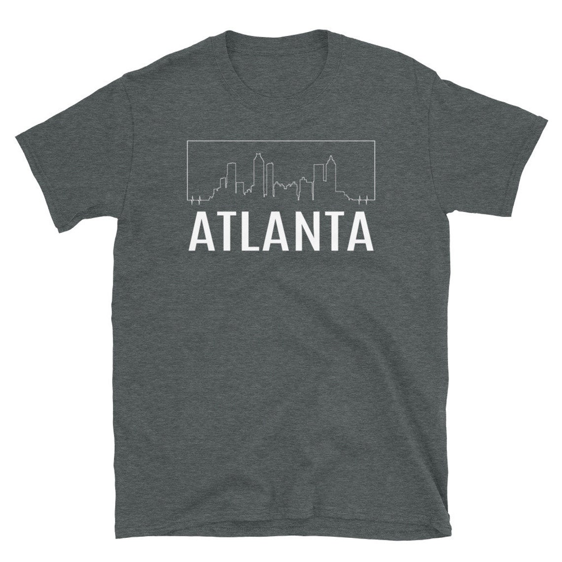 Atlanta Georgia Skyline Souvenirs Prints GA Gifts T-shirt 2 | Etsy