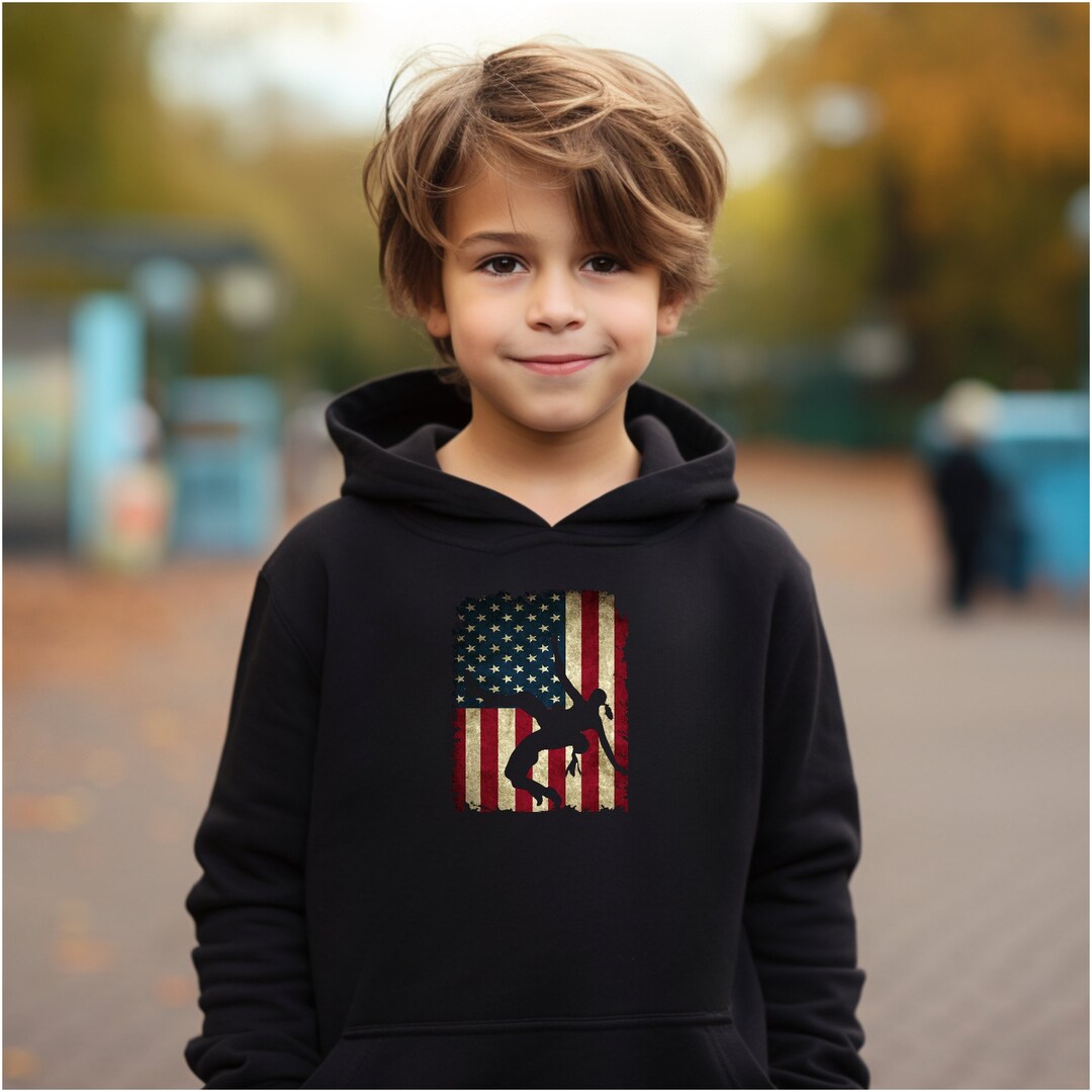Kid Girls Wrestling American Flag - Female Wrestler Kids Wrestling ...