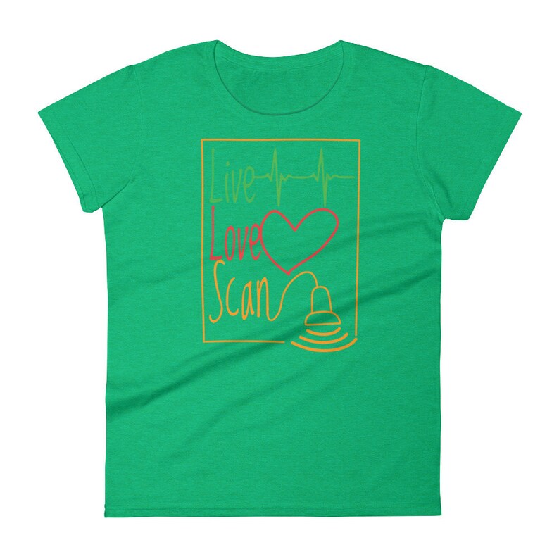 Live Love Scan T-shirt Sonographer T-shirt Ultrasound Tech - Etsy