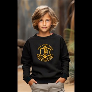 Kids Israel Army IDF Hoodie, Israel Defense Force Pullover Sweatshirt ...