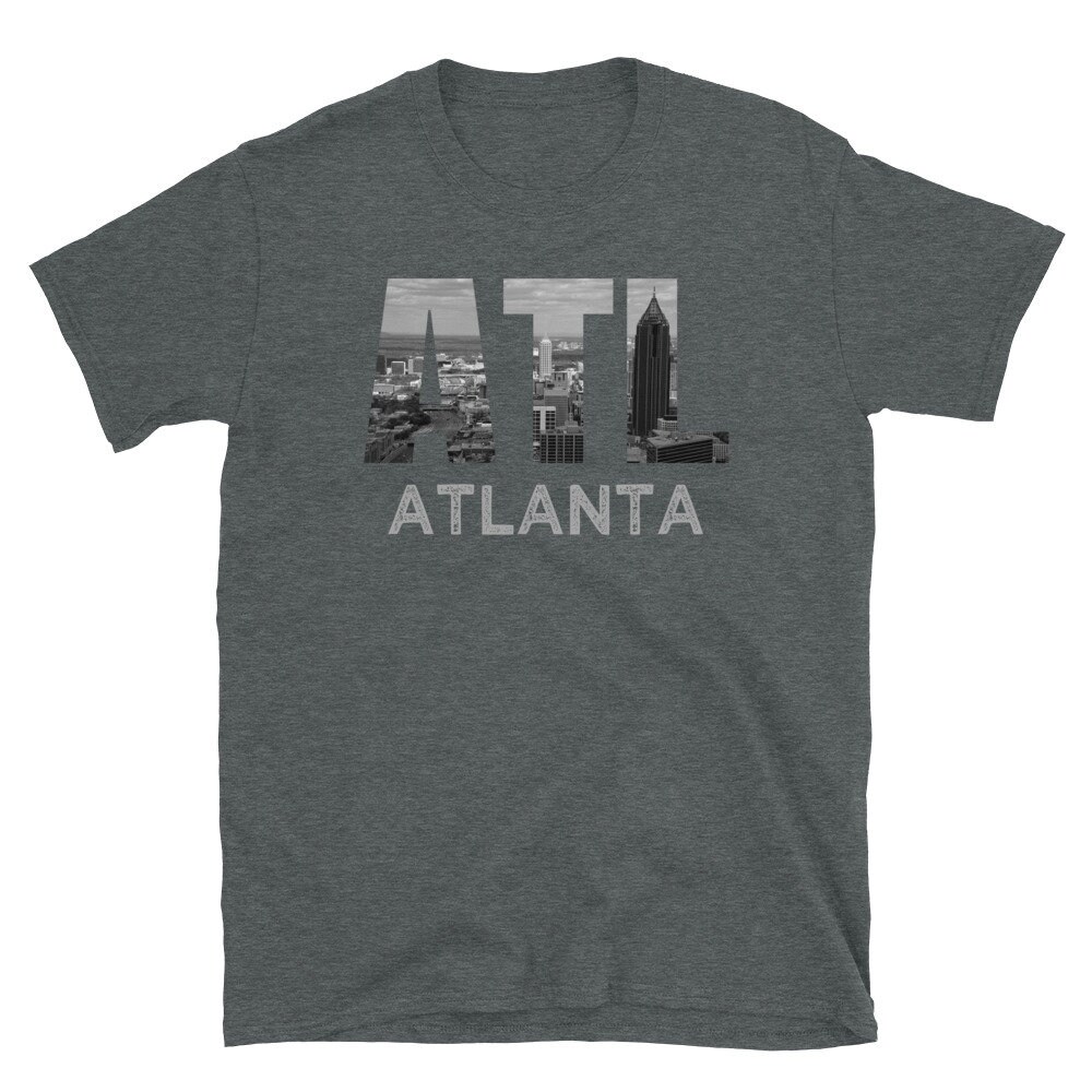 City of Atlanta Georgia Skyline Cityscape ATL Product Design T-shirt 2 ...