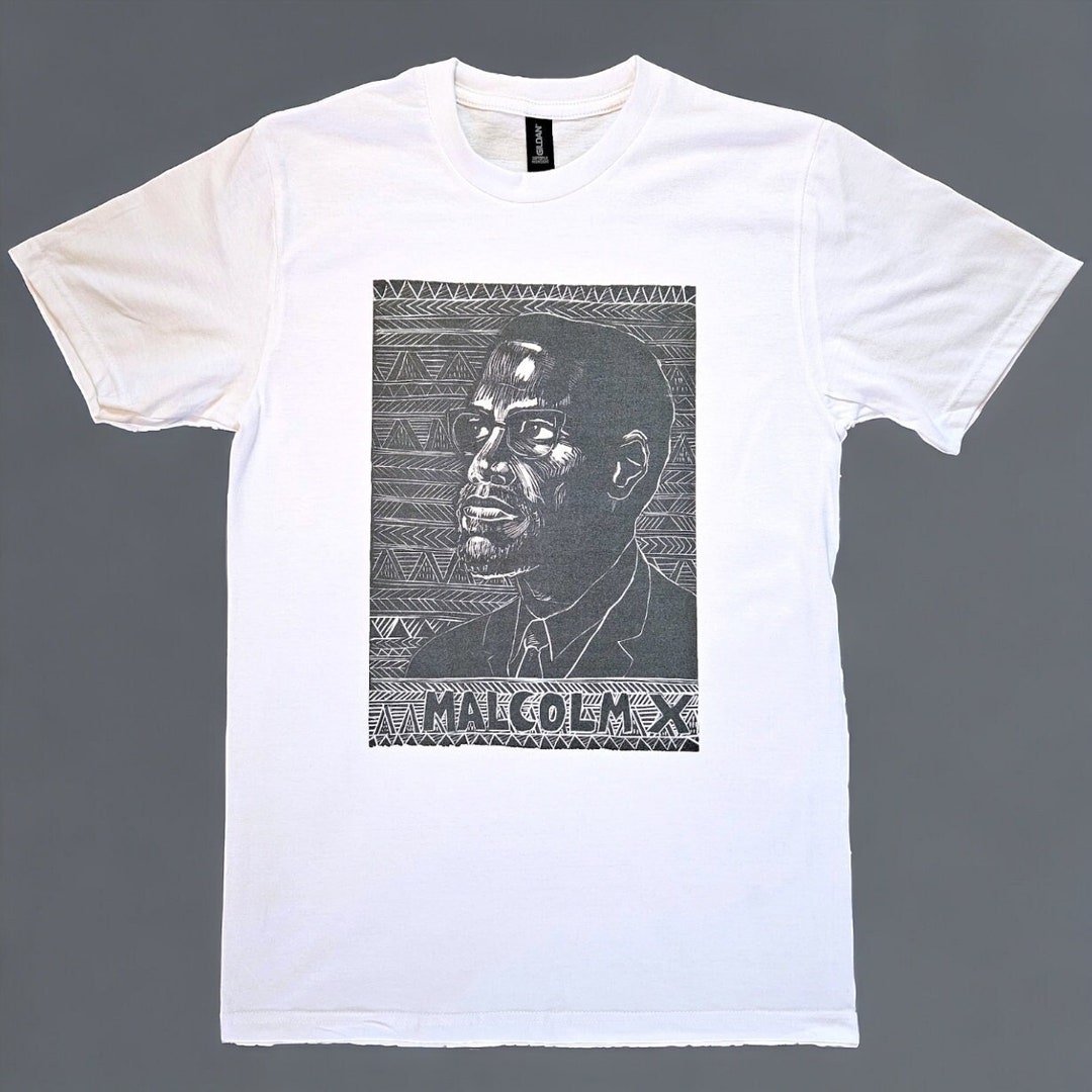 Malcolm X Artwork Poster White T-shirt Sizes Available S-3XL - Etsy