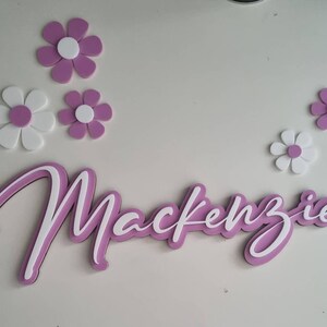 Acrylic Name -custom Name Sign -girls Personalised Name - Acrylic ...