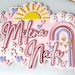 Custom Boho Name Sign – Retro Rainbow Nursery Decor - Etsy