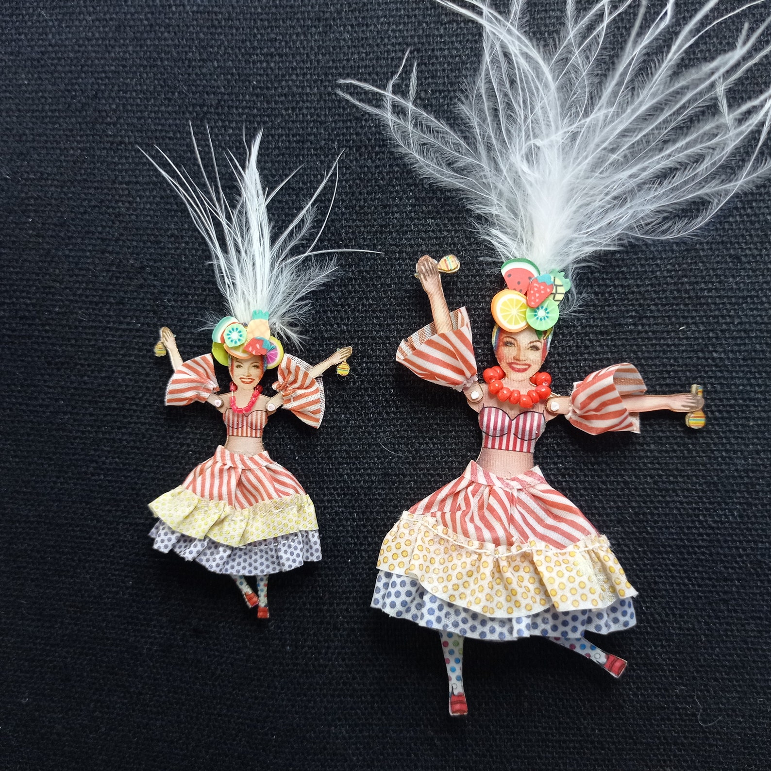 Carmen Miranda Doll is Articulated-a Paper Puppet. Fun Doll, Art Doll ...