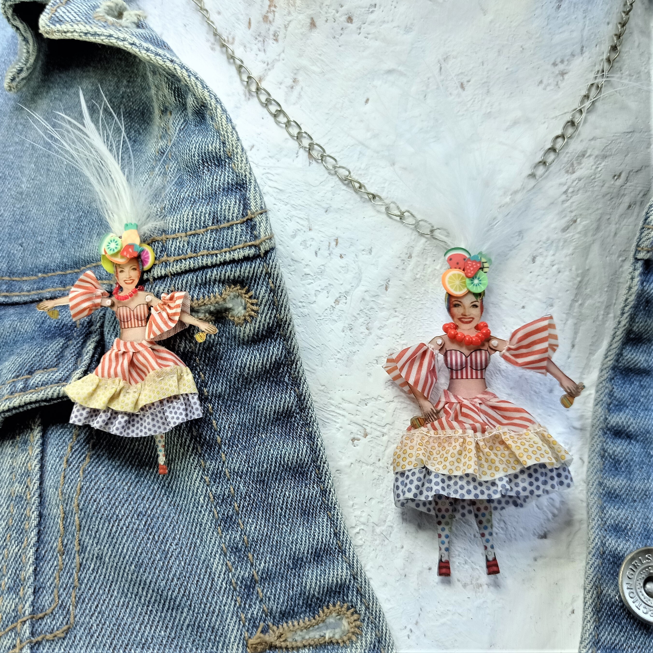 Carmen Miranda Doll is Articulated-a Paper Puppet. Fun Doll, Art Doll ...