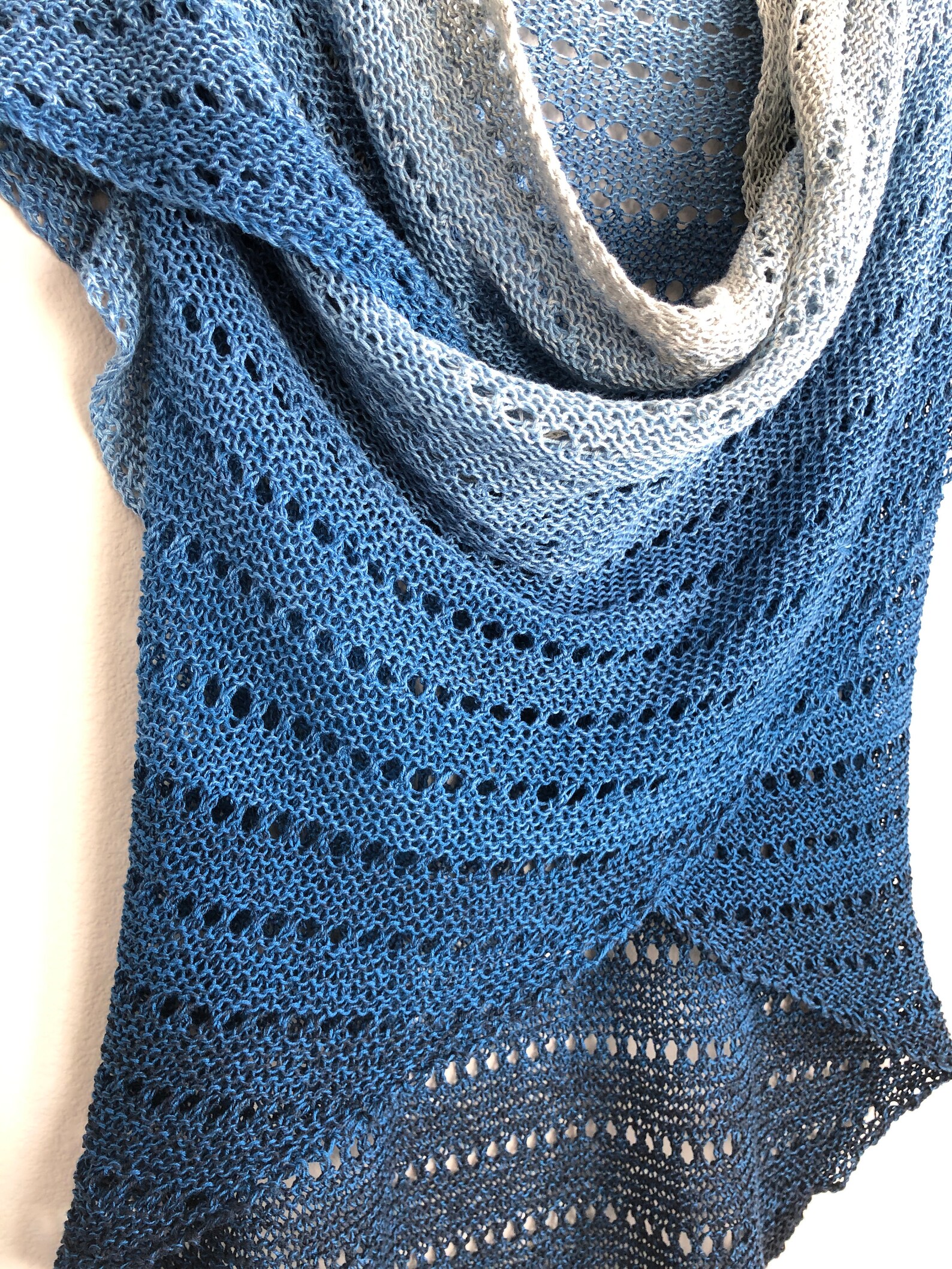 Handmade Extra Large Light Weight Shawl Wrap Lace Shawl Blue - Etsy