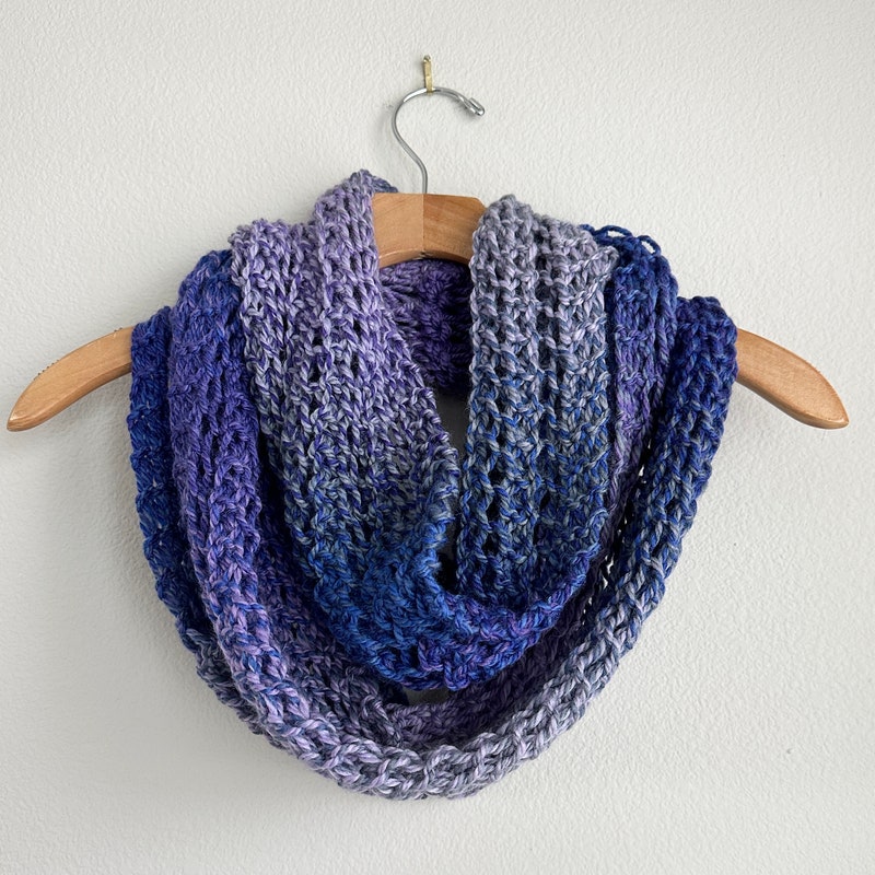 Knit Scarf Purple - Etsy