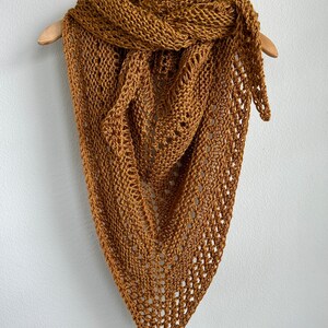 Handmade Hand Knit Worsted Weight Yarn Shawl Wool Free Soft Squishy ...