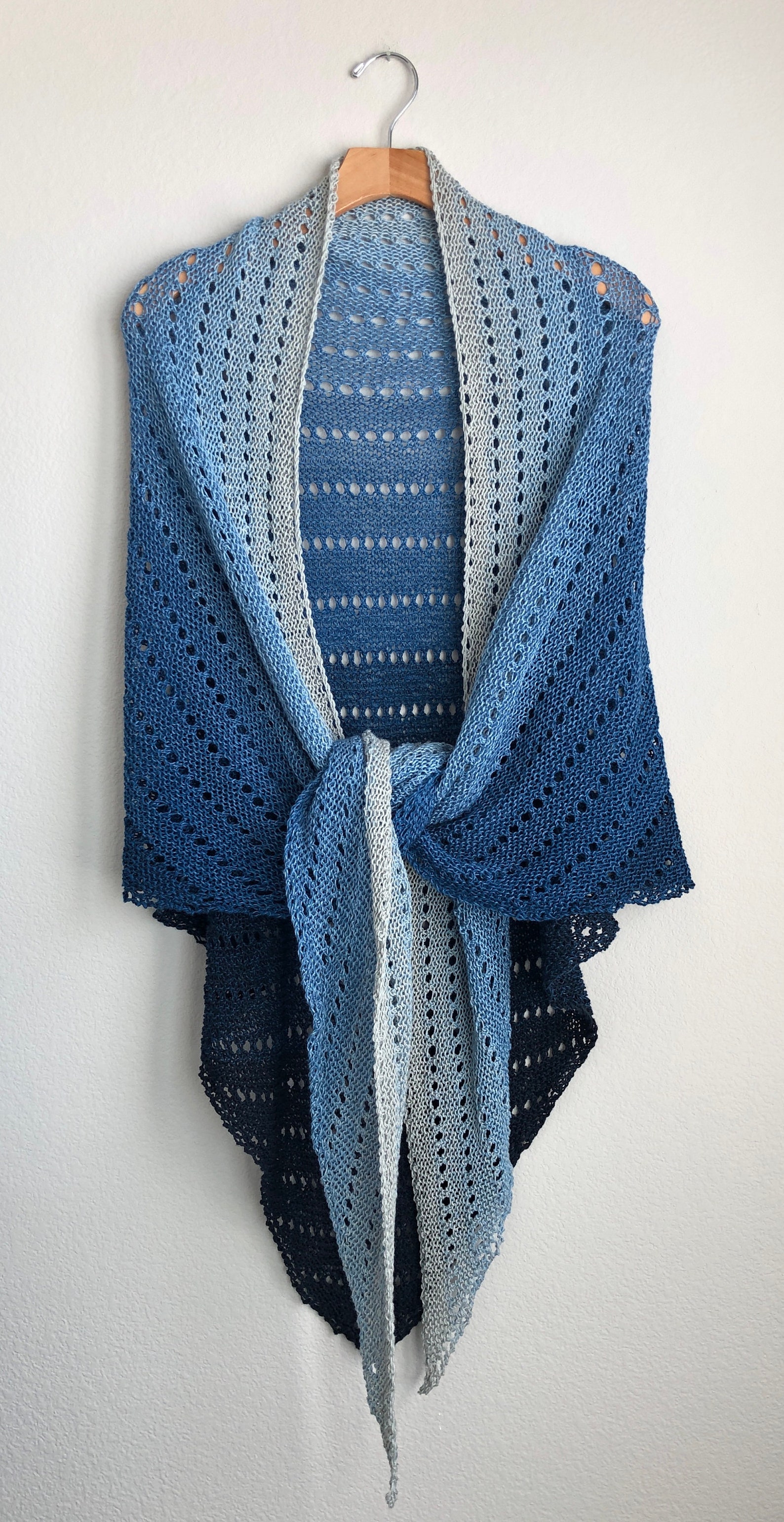 Handmade Extra Large Light Weight Shawl Wrap Lace Shawl Blue - Etsy
