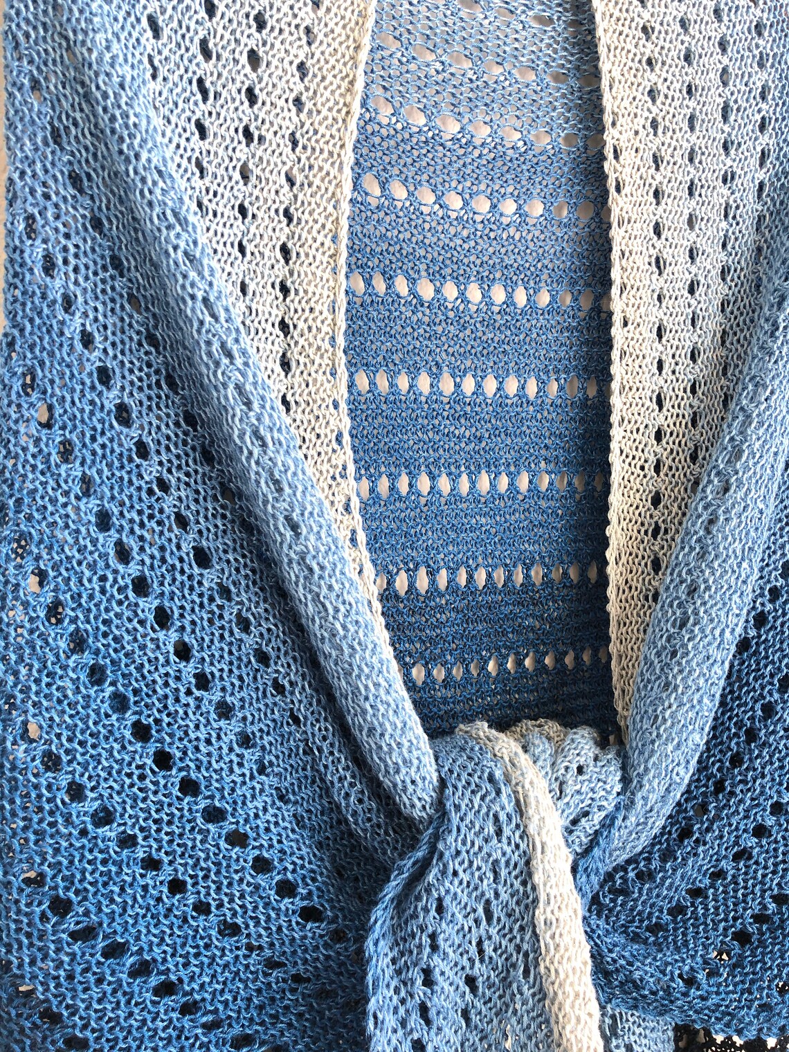 Handmade Extra Large Light Weight Shawl Wrap Lace Shawl Blue | Etsy