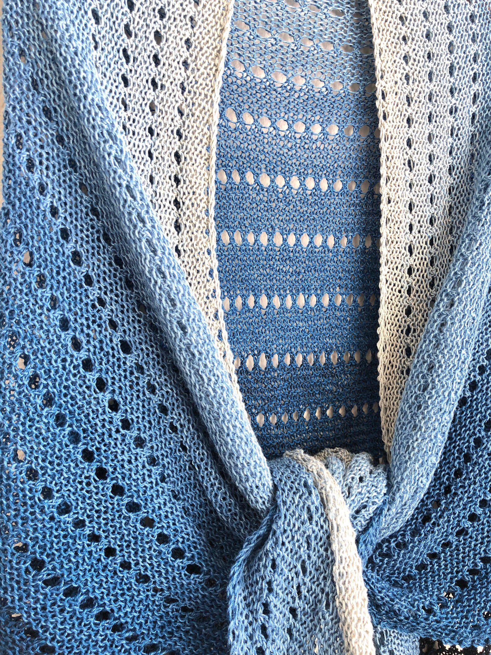 Handmade Extra Large Light Weight Shawl Wrap Lace Shawl Blue | Etsy