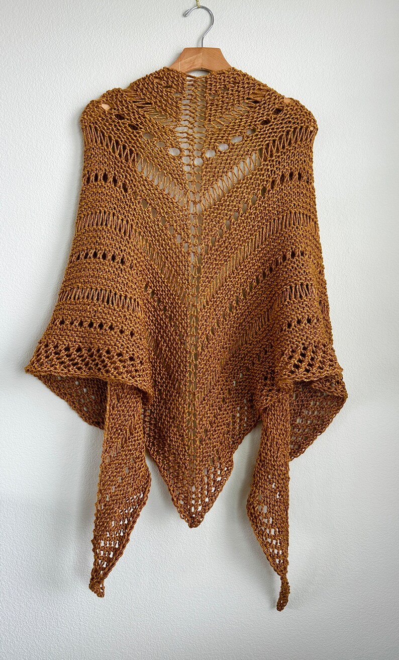 Handmade Hand Knit Worsted Weight Yarn Shawl Wool Free Soft Squishy ...