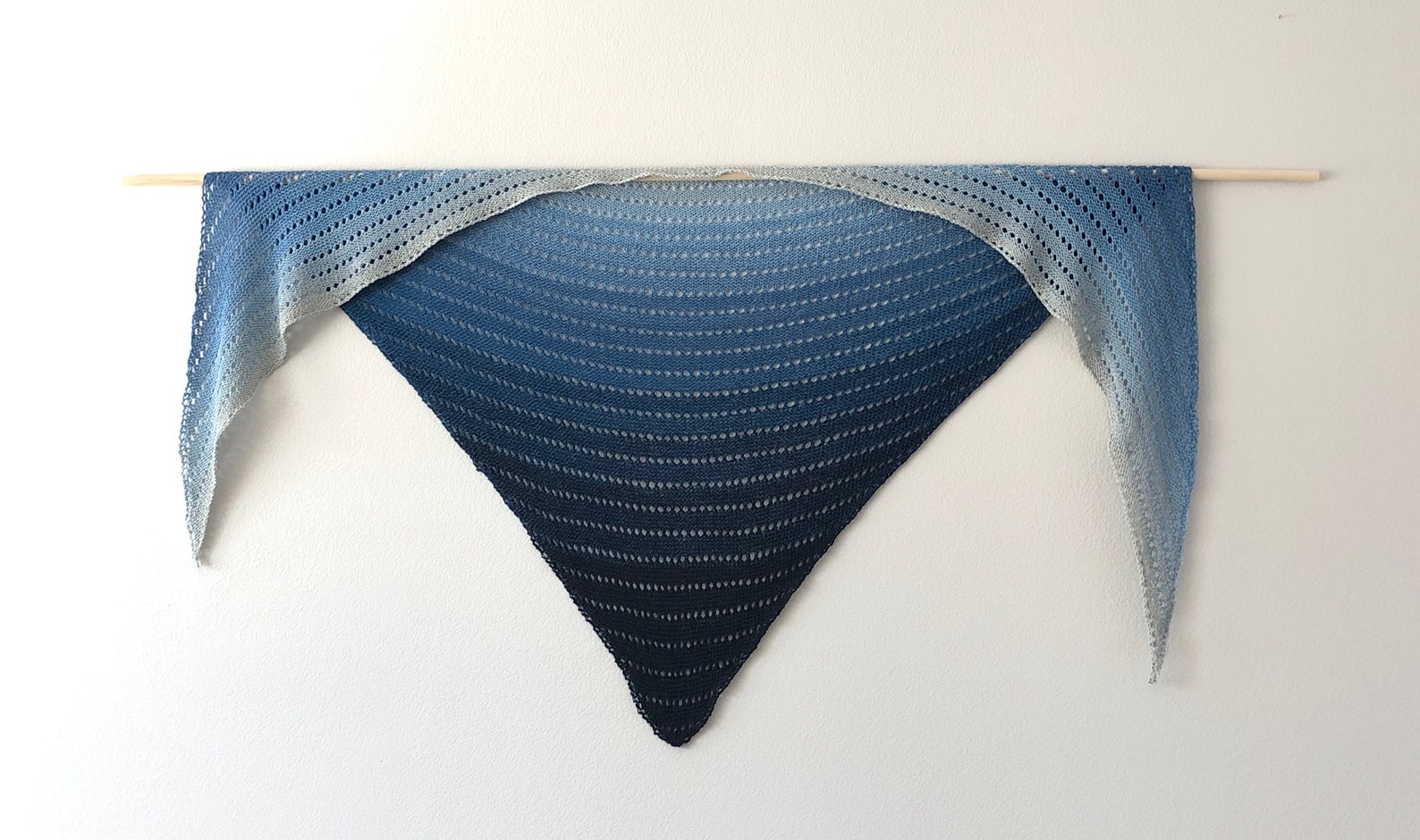 Handmade Extra Large Light Weight Shawl Wrap Lace Shawl Blue | Etsy