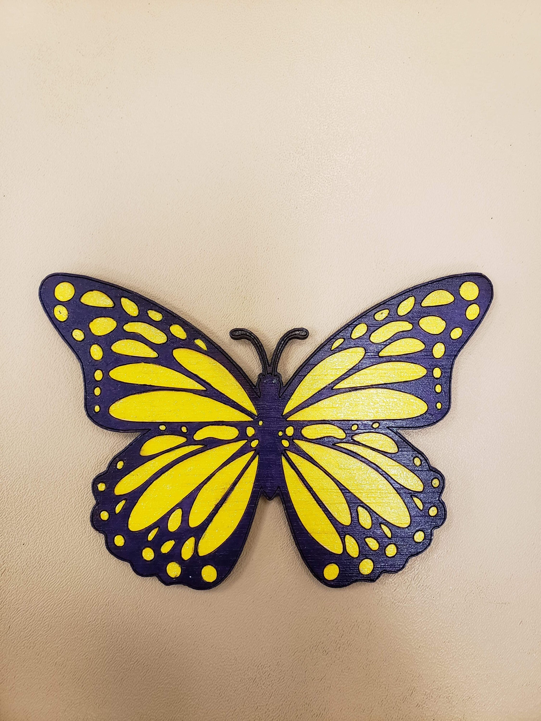 Hand Painted Butterfly - Etsy