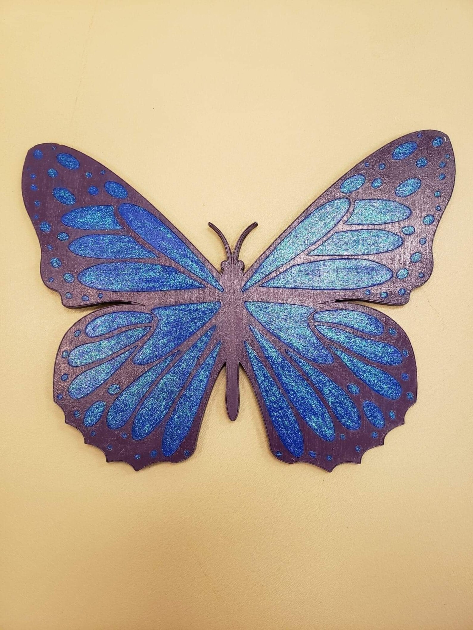 Hand Painted Butterfly - Etsy