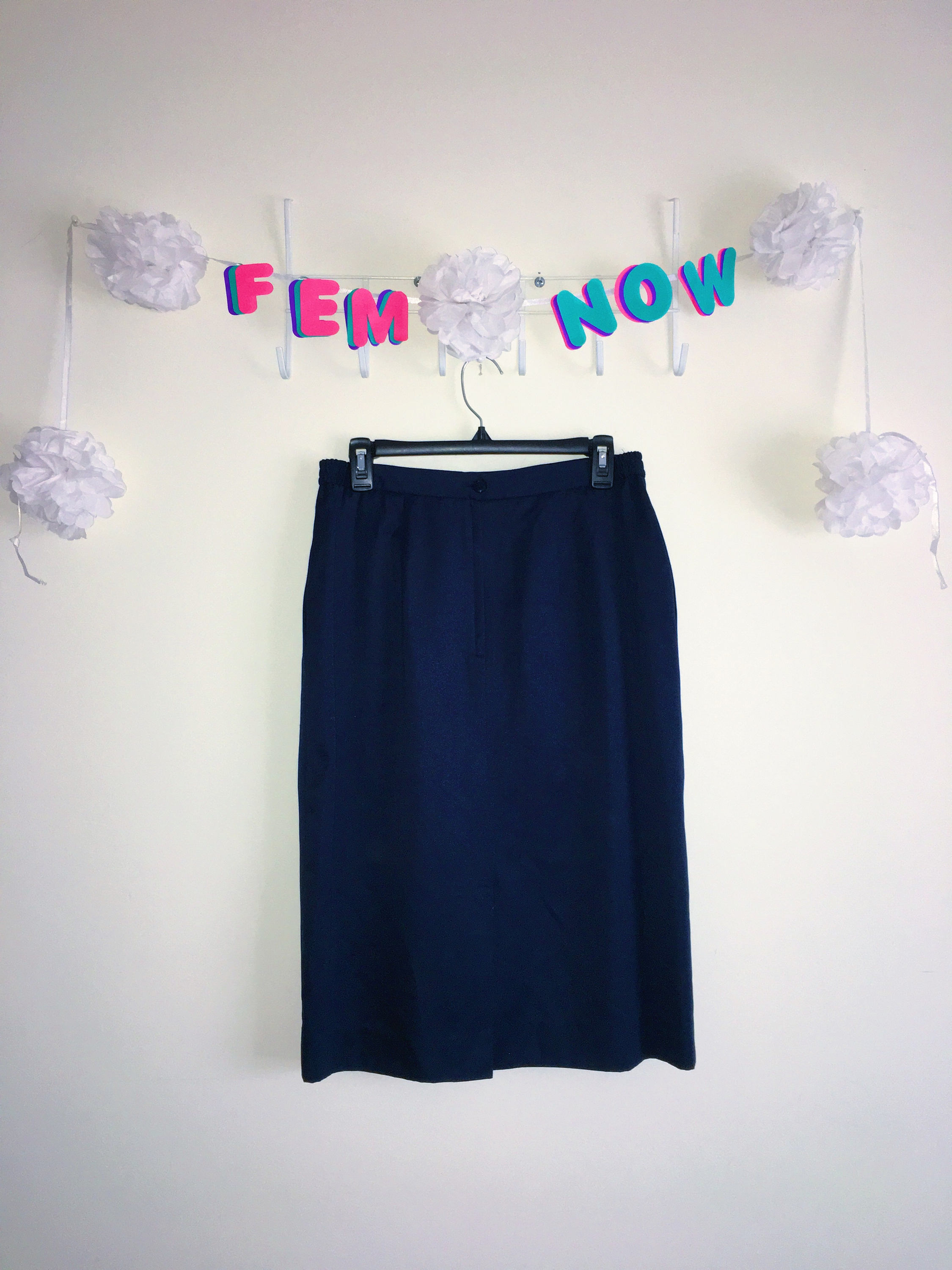 Vintage 1970s Skirt, Navy Costa Rican With Pockets - Etsy Denmark