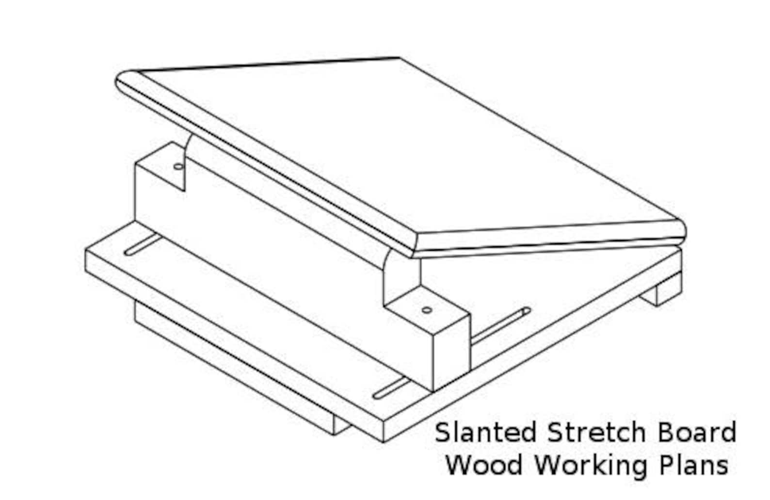 Slant Stretch Board Wood Working Plans - Etsy