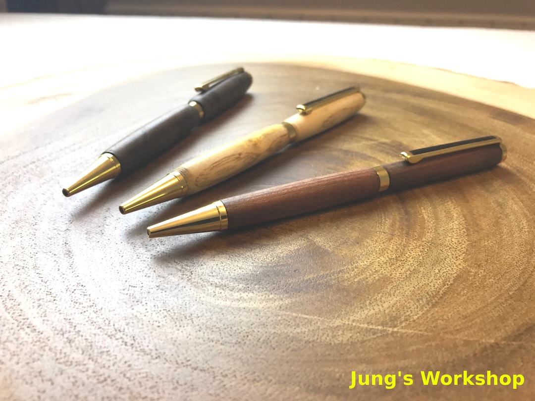 Wood Handmade Pens in Walnut, Mulberry, or Redwood - Includes ...