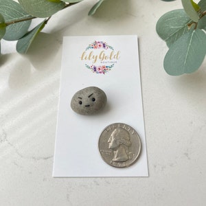 Kawaii Cute Rock Buddy Figurine - Etsy