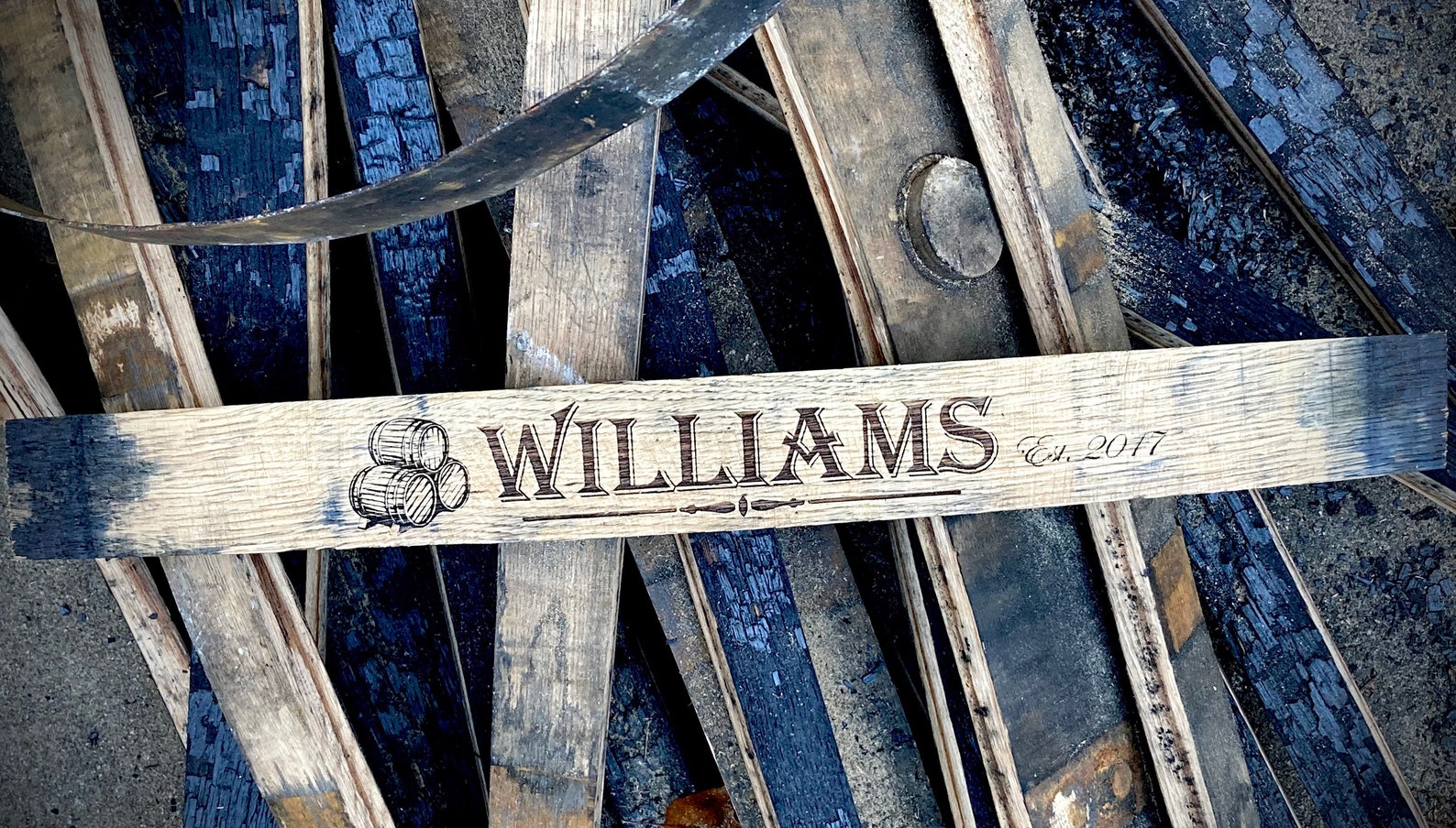 Custom Barrel Stave Barrel Stave With Last Name Personalized - Etsy