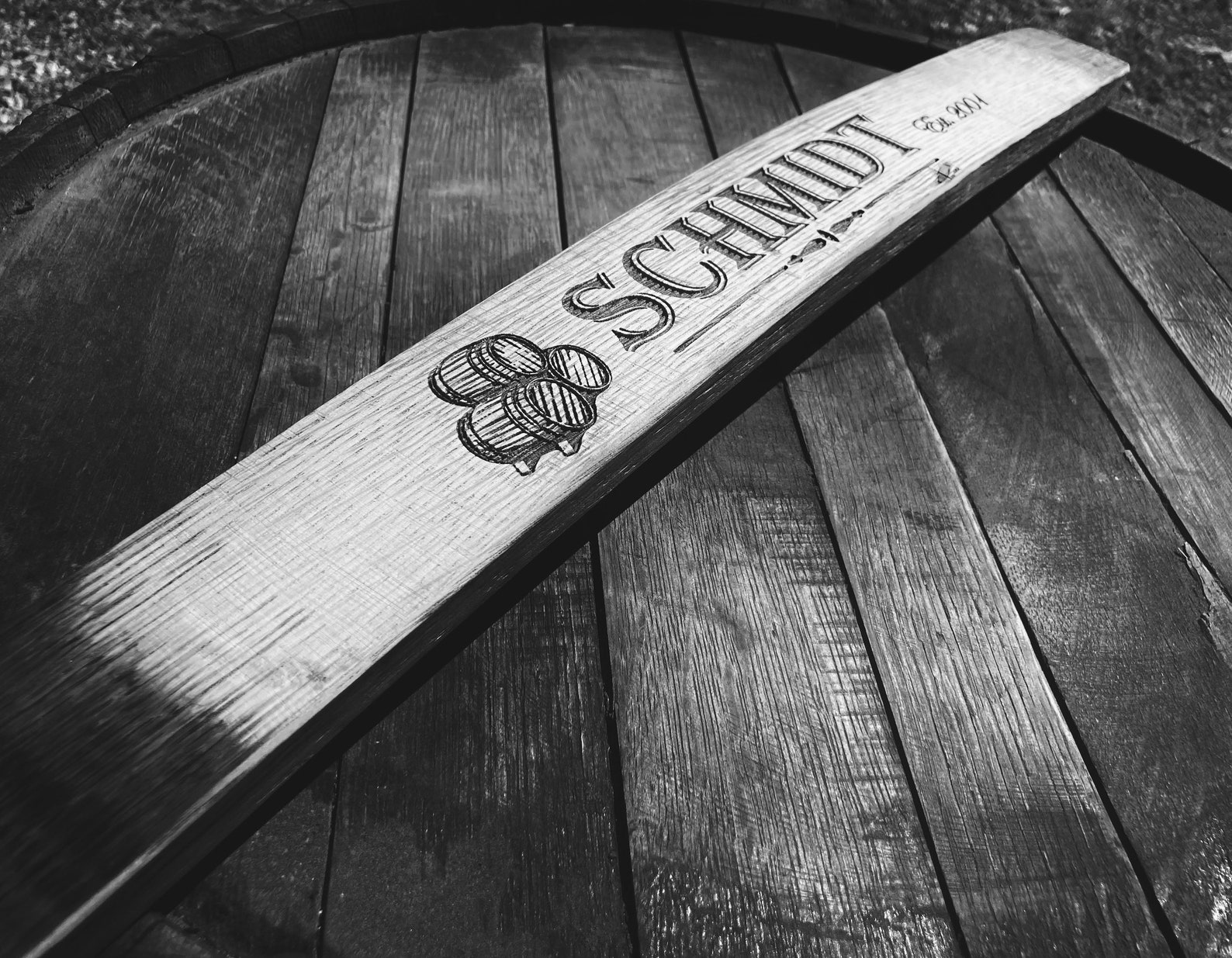 Custom Barrel Stave Barrel Stave With Last Name Personalized - Etsy