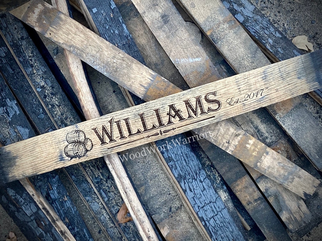 Custom Barrel Stave, Barrel Stave With Last Name, Personalized Stave ...