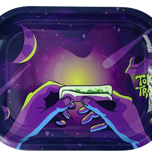 Trippy Nights Metal Rolling Tray Small 7 X 5.5 - Etsy