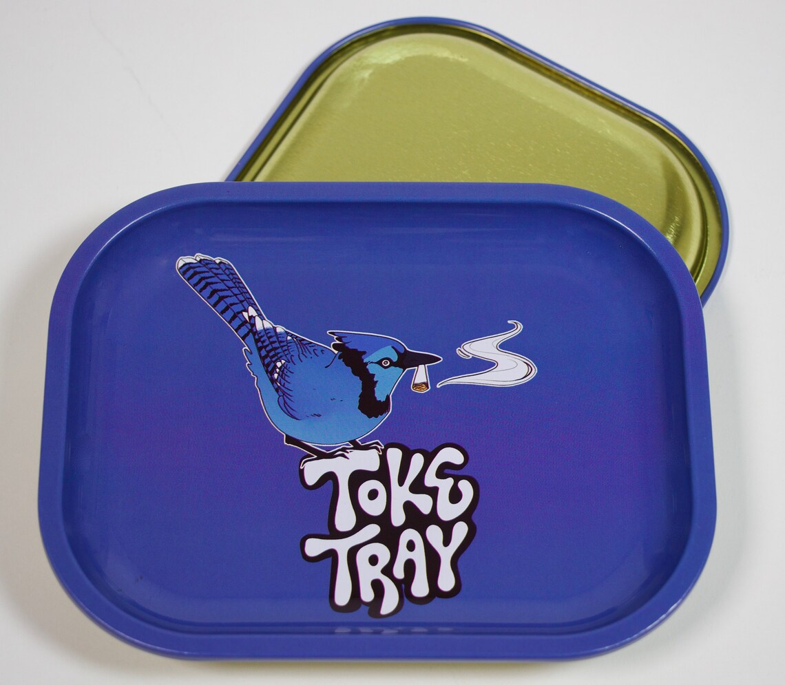 Blue Jay Rolling Tray | Etsy