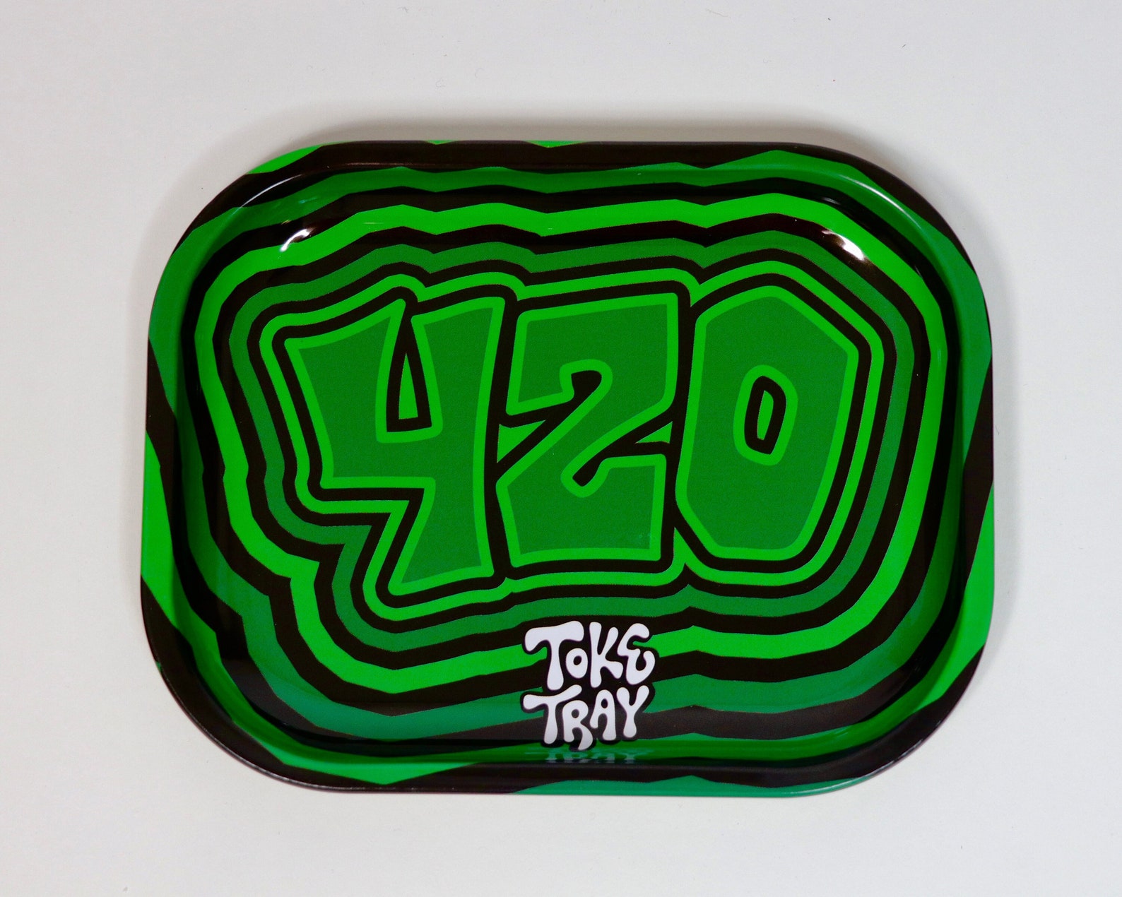 Green 420 Rolling Tray - Etsy