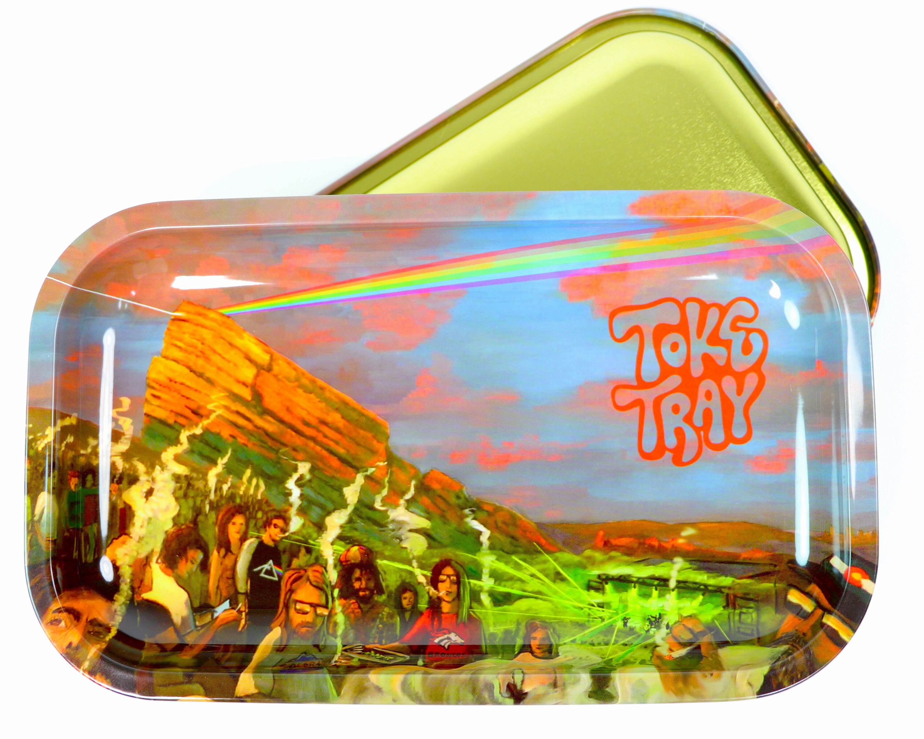 Red Rocks Rolling Tray | Etsy