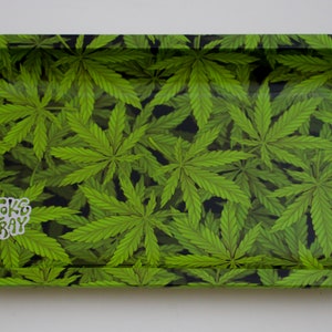 Weed Leaf Rolling Tray Set With Grinder and Raw Rolling Papers - Etsy