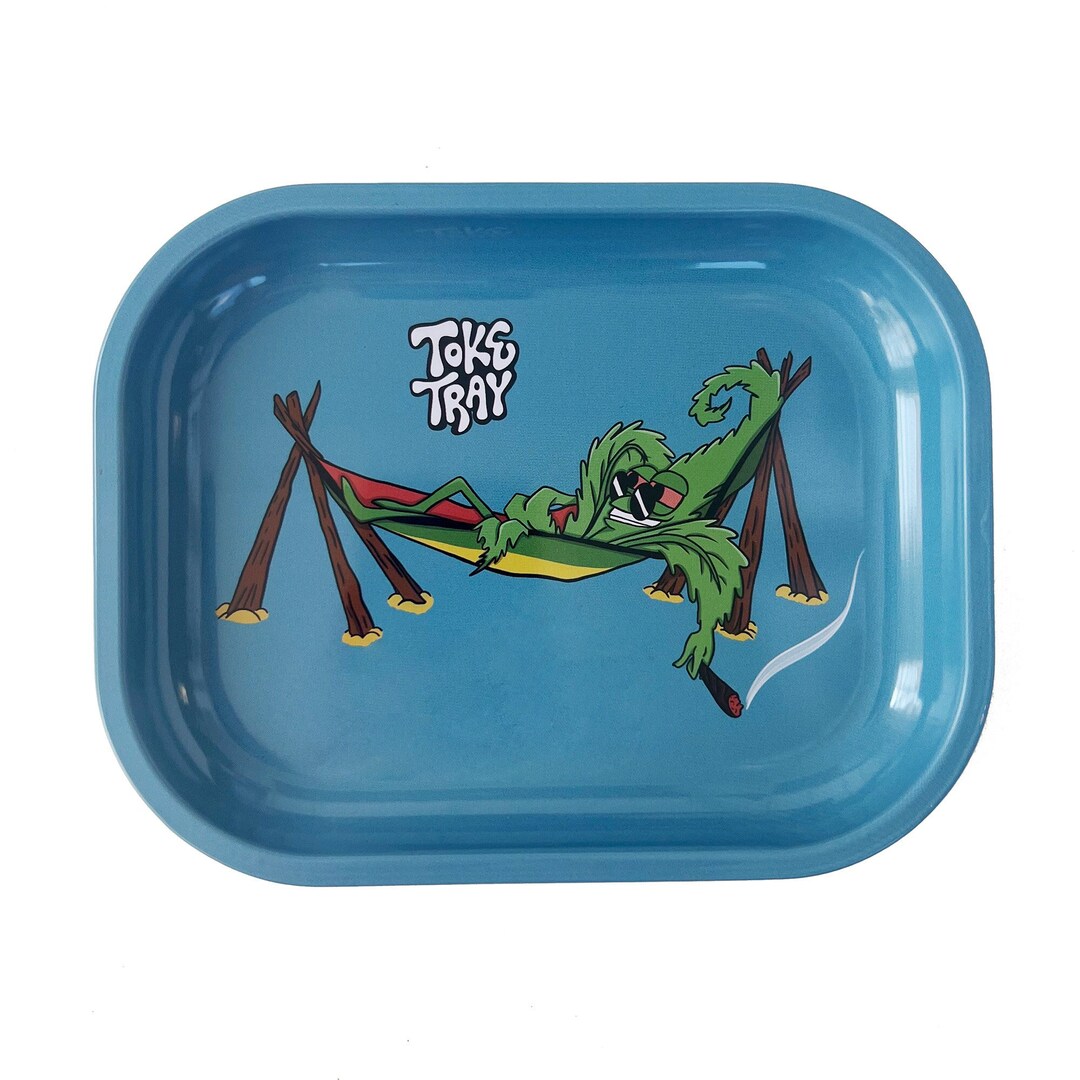 Green Monster Trippy Metal Rolling Tray | Small (7" X 5.5") - Etsy