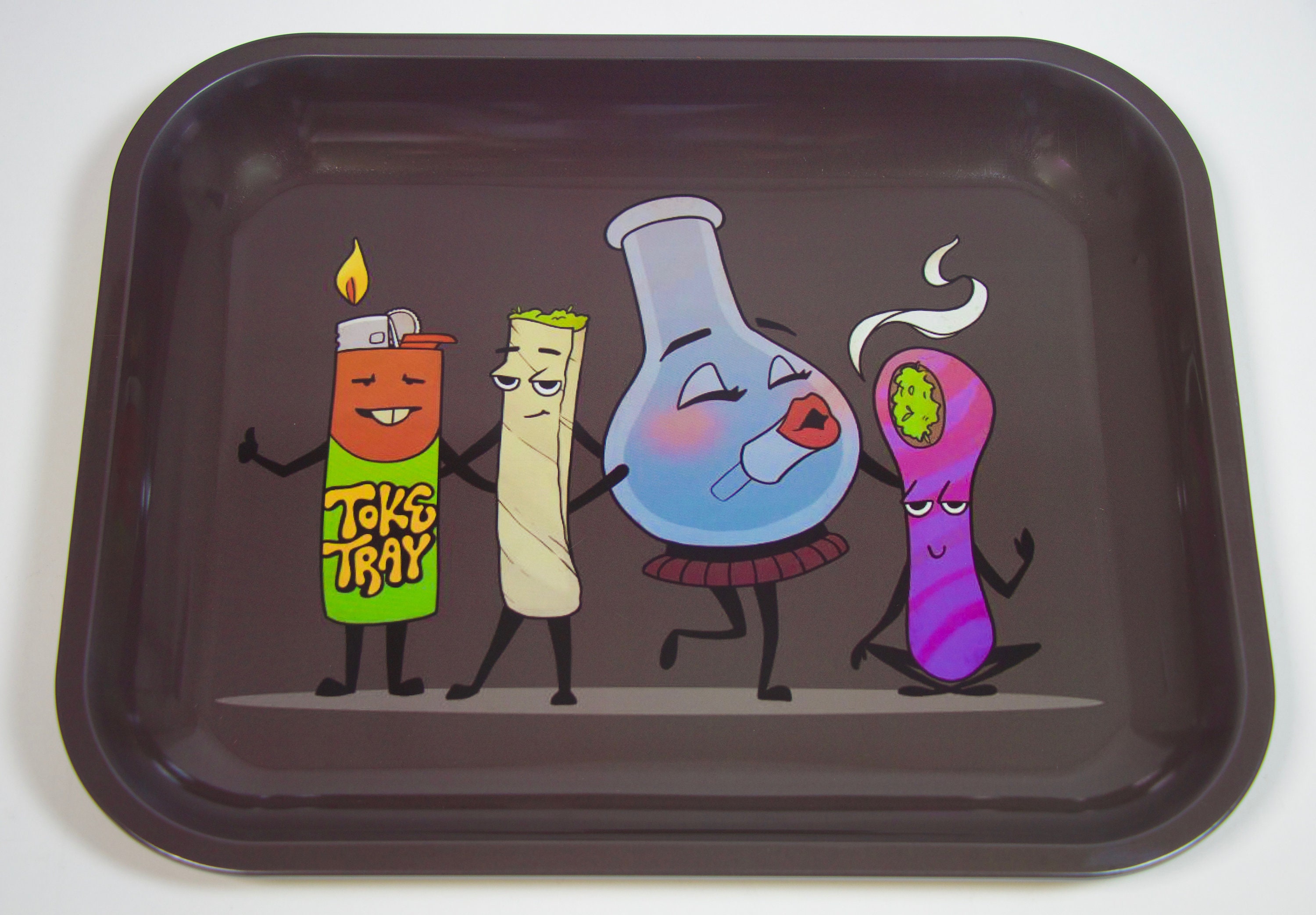 Smoke Squad Metal Rolling Tray Small & Large Available - Etsy
