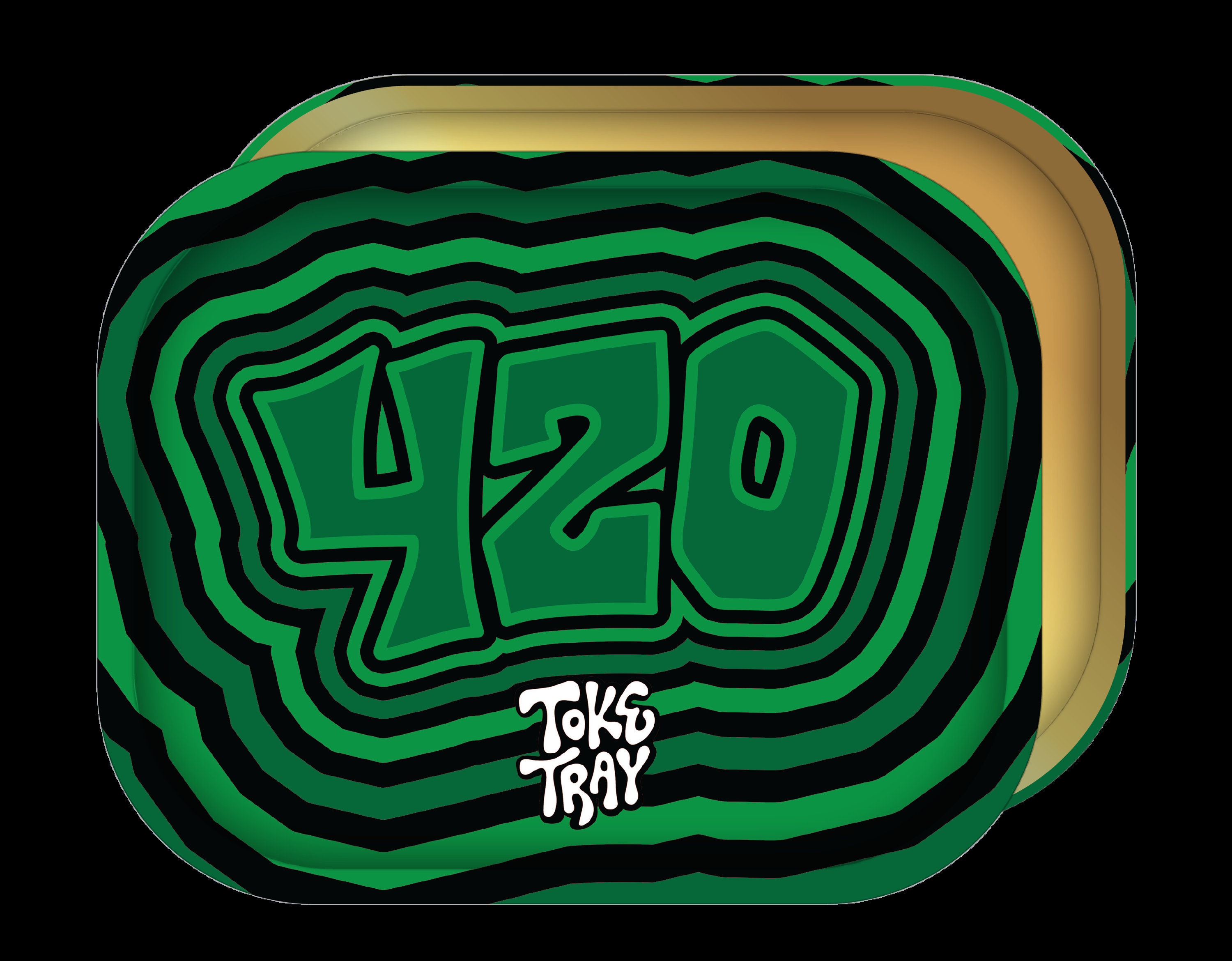 Green 420 Rolling Tray - Etsy