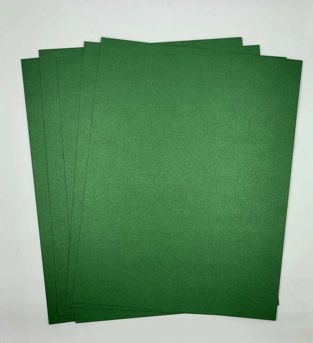 Green Metallic Cardstock Paper Cardstock for Cards 8.5 X 11 - Etsy