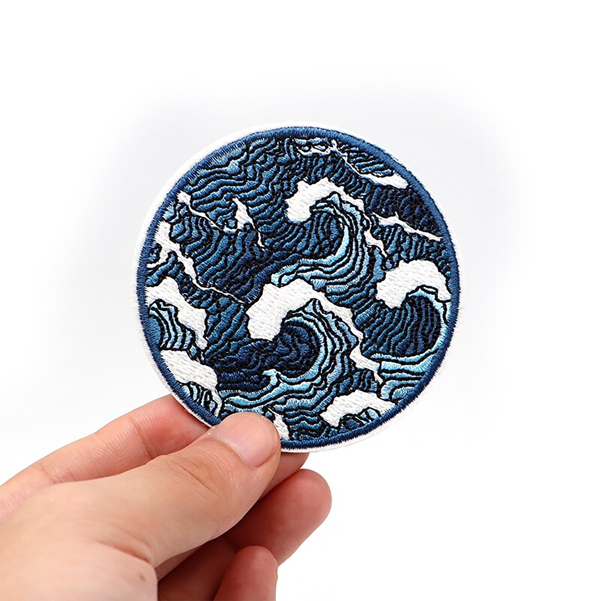 Ocean Waves Embroidered Patch Envío gratis | Etsy